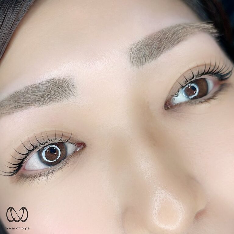 上まつ毛パーマの施術でした🤗｜まつ毛パーマ